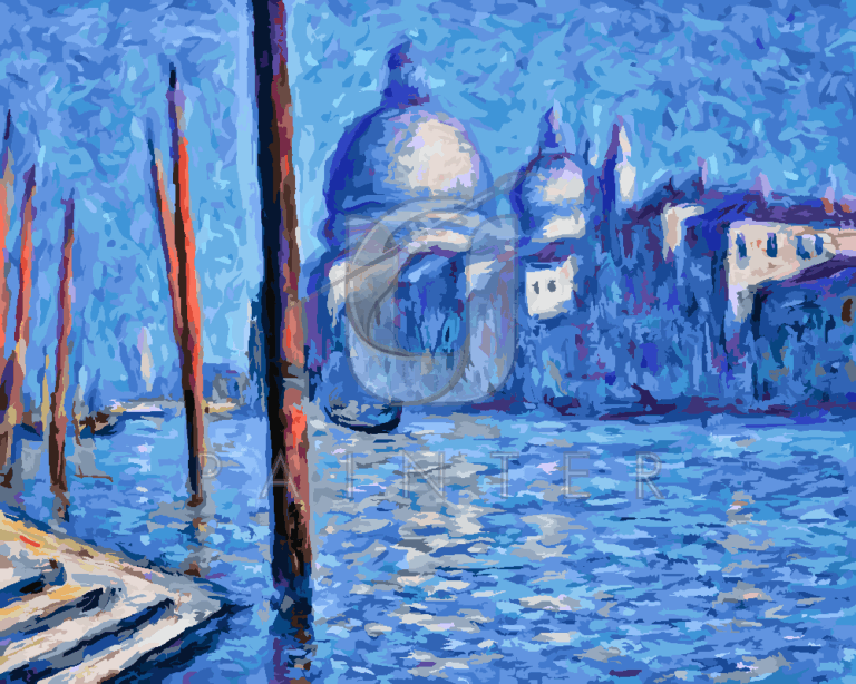 Malowanie po numerach «Claude Monet. Canal Grande, Wenecja» - Malowanie ...