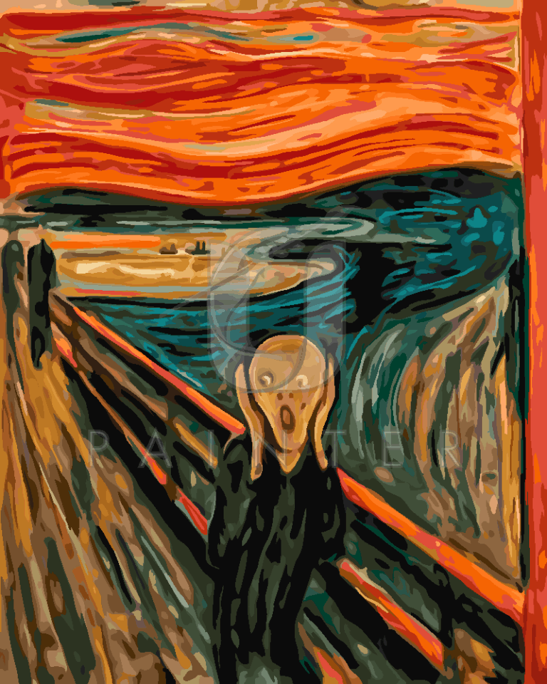 Malowanie po numerach «Edvard Munch. Krzyk» - Malowanie po numerach U ...